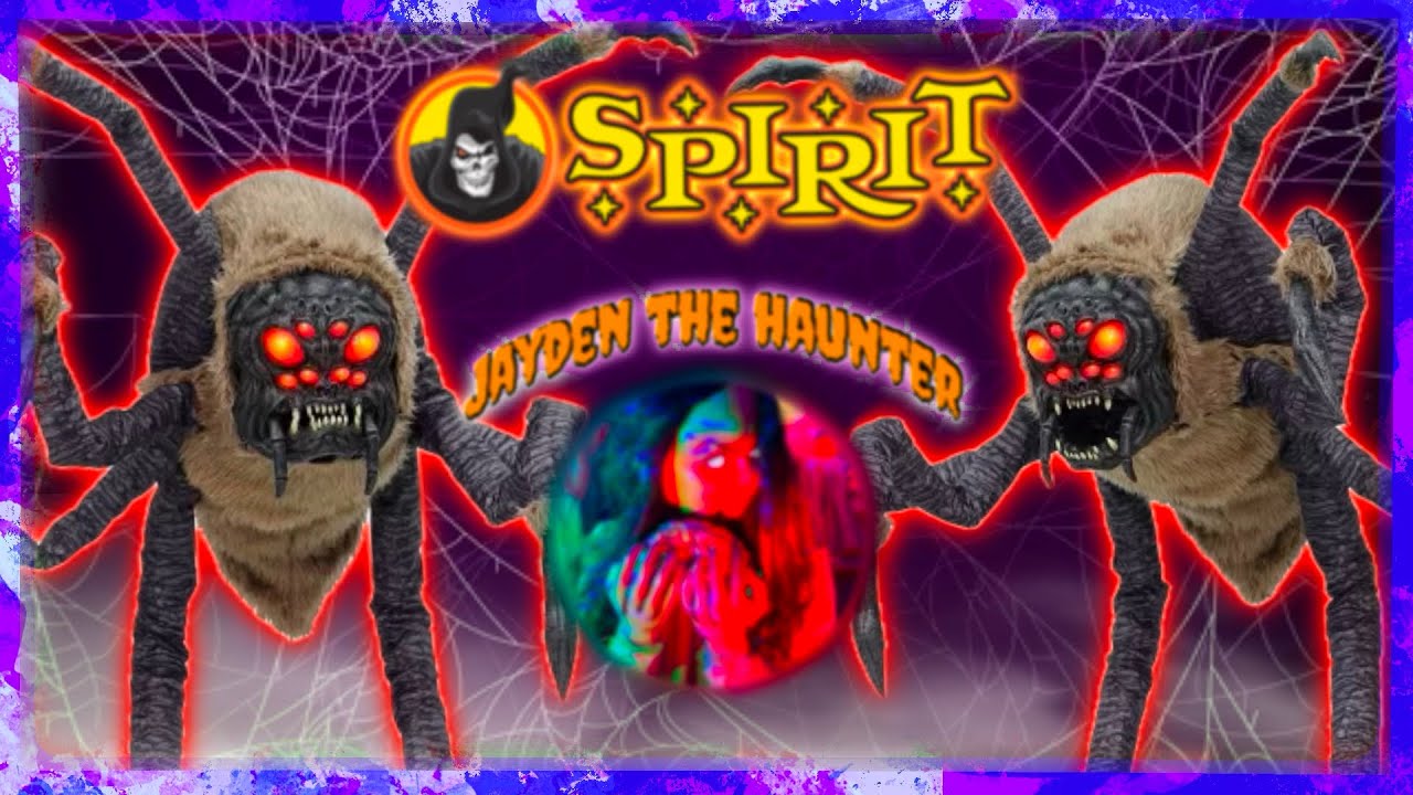 👻 UNBOXING & SET UP Spirit Halloween Wanda Webworth Massive Spider Life ...