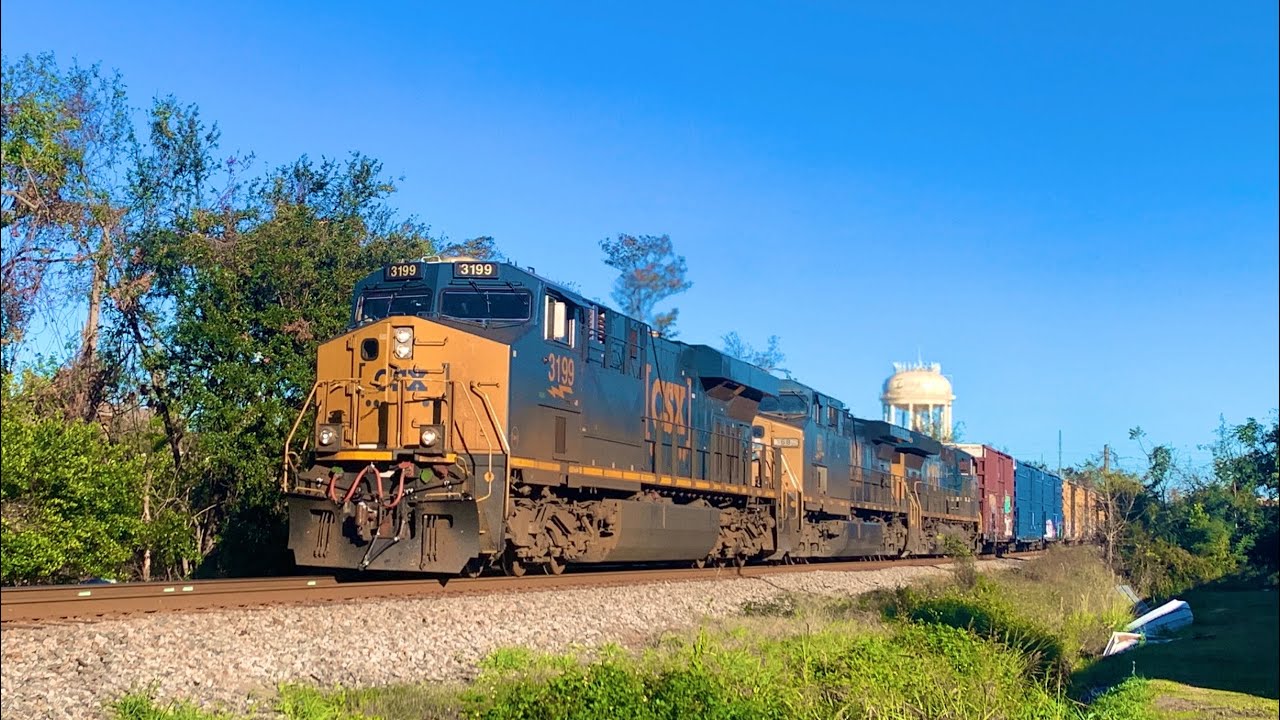 RL K5HA!!!! CSX ES44AH 3199 leads CSX M601-23 on 11/23/2024 #train # ...