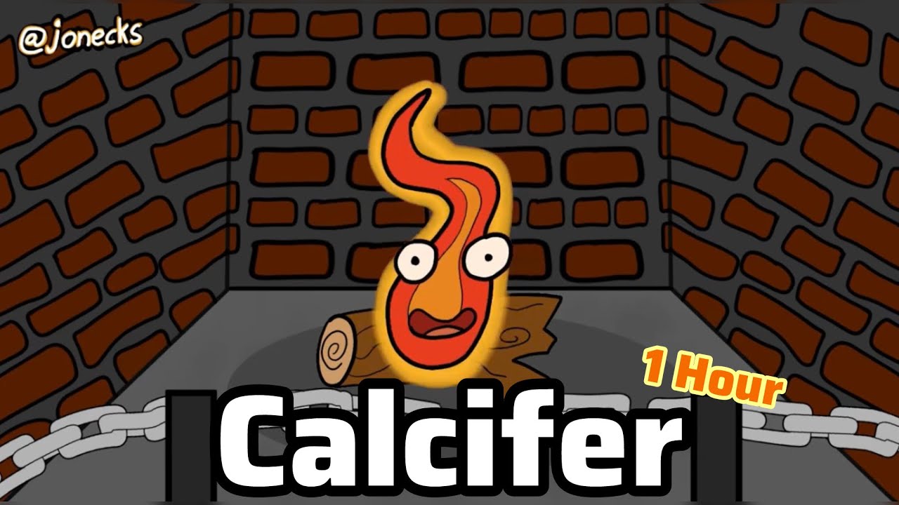 FIREPLACE Calcifer Doodle Animation 🔥 - 1 Hour - YouTube