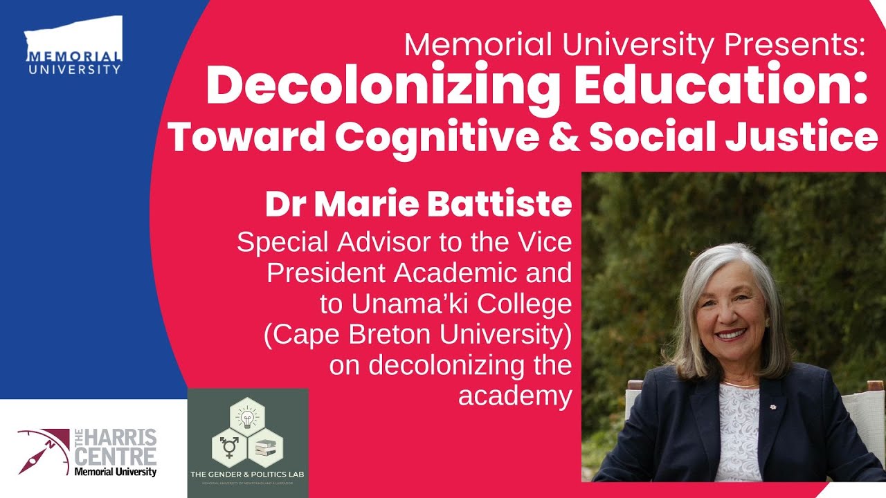 Decolonizing Education: Toward Cognitive & Social Justice - YouTube