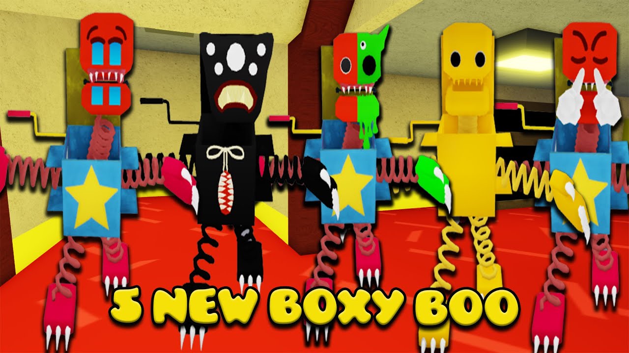 HOW TO GET ALL 5 NEW SKINS in Boxy Boo Morphs - ROBLOX - UPDATE - YouTube