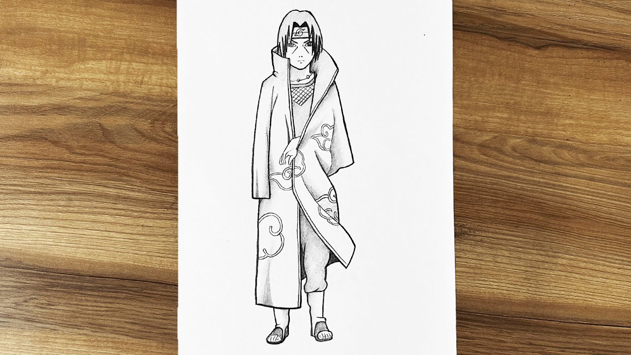 How to draw Itachi full body || Itachi from Naruto || Easy anime ...