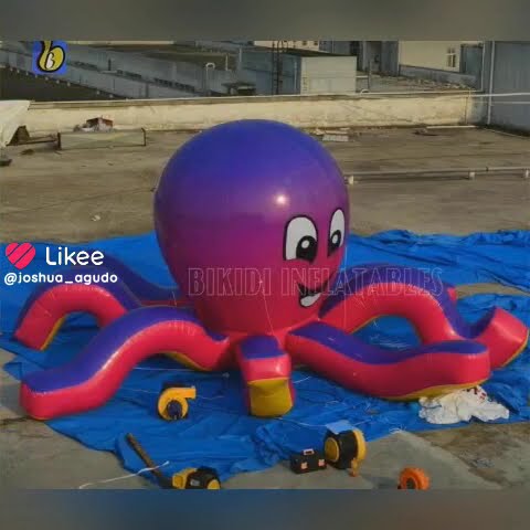 Pulpo inflable - YouTube