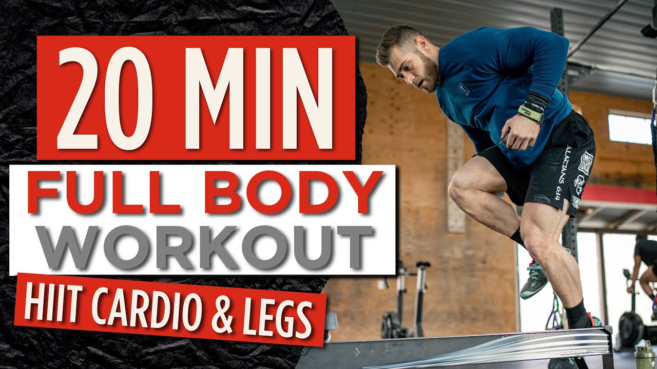 20 Minute HIIT Cardio & Legs | At Home Workout (no equipment needed ...