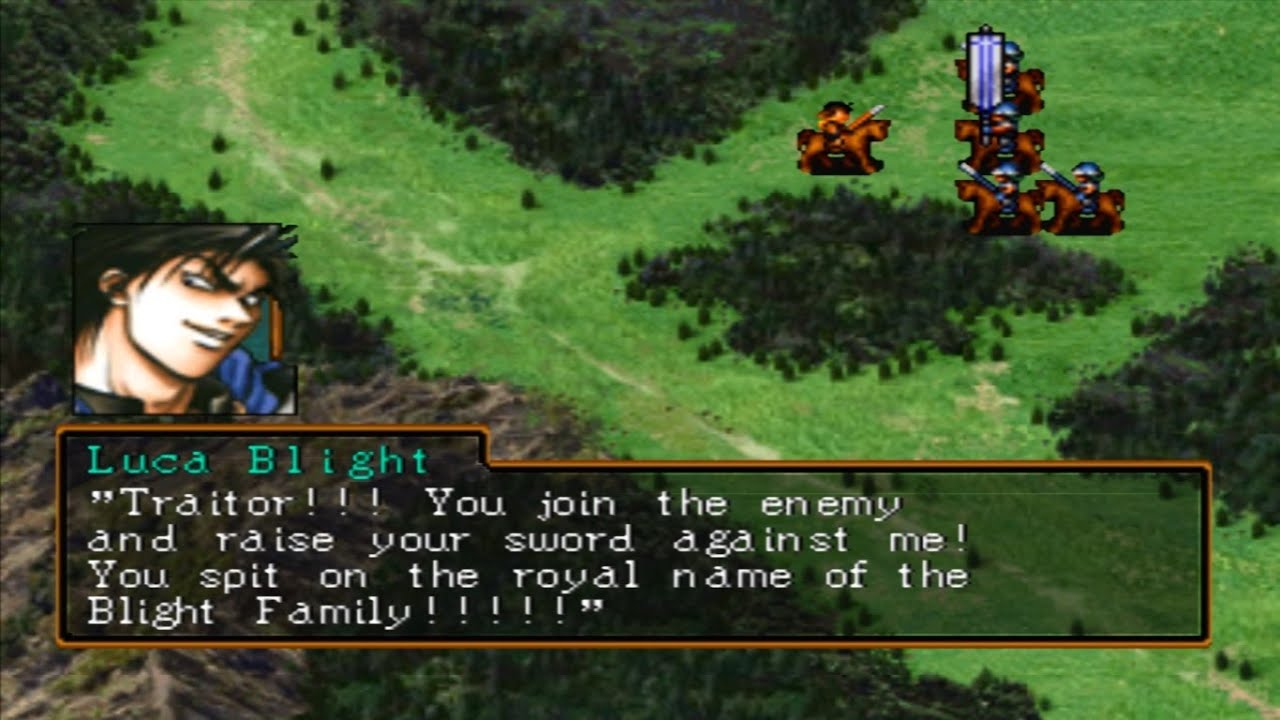Suikoden 2 part 33 Battle vs Luca Blight - YouTube