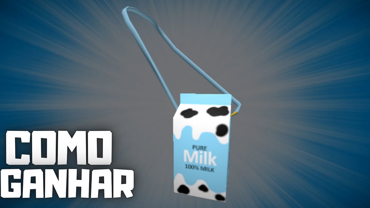 COMO GANHAR O ITEM (Milk CarWton crossbody bag) NO ROBLOX! - YouTube