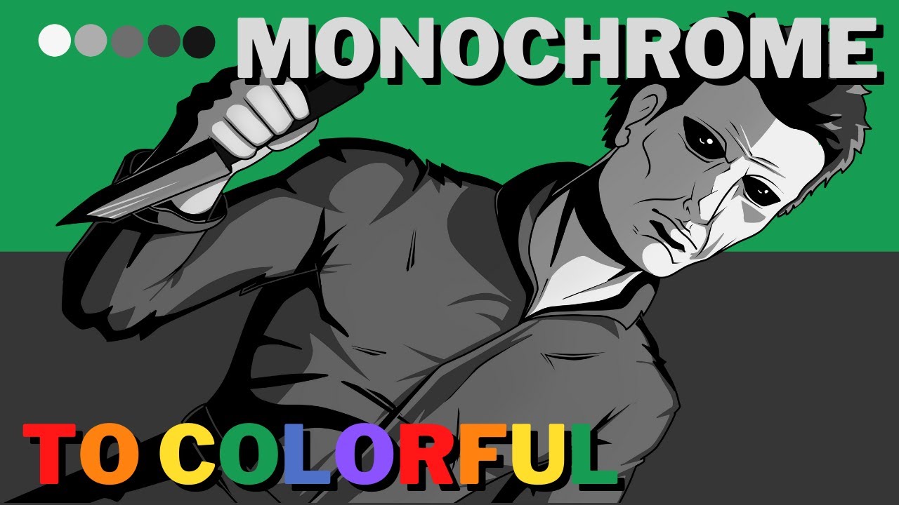 The Color Blind Art Challenge [Michael Myers Edition] - YouTube