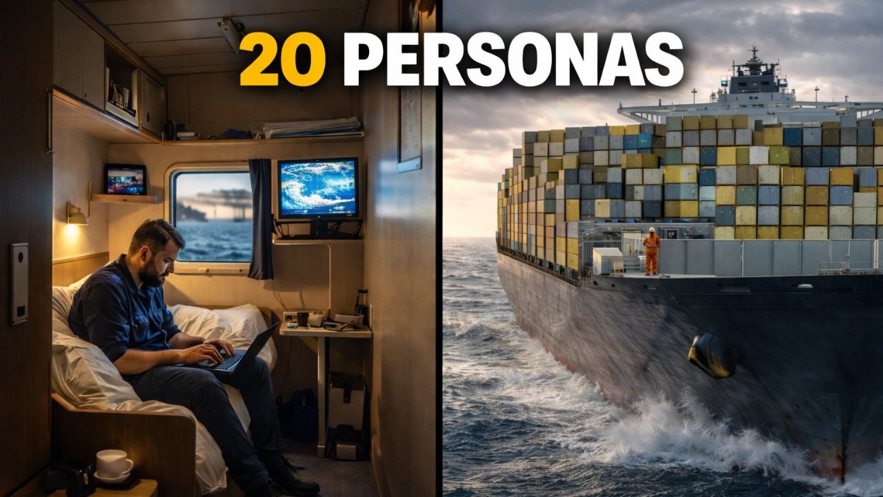 Así se vive dentro de los BUQUES PORTACONTENEDORES más grandes del ...