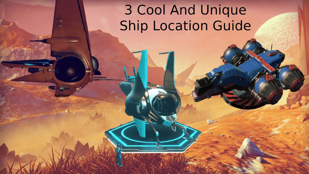 Crashed Exotic Cool Explorer Ship Location Plus 2 Bonus Ships - YouTube