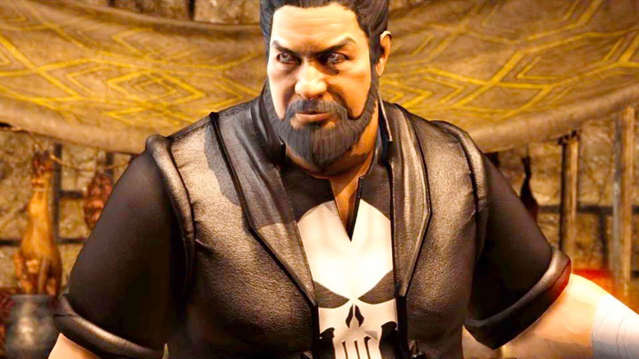 Mortal Kombat XL - The Punisher Bo' Rai Cho Costume Mod Performs Intros ...