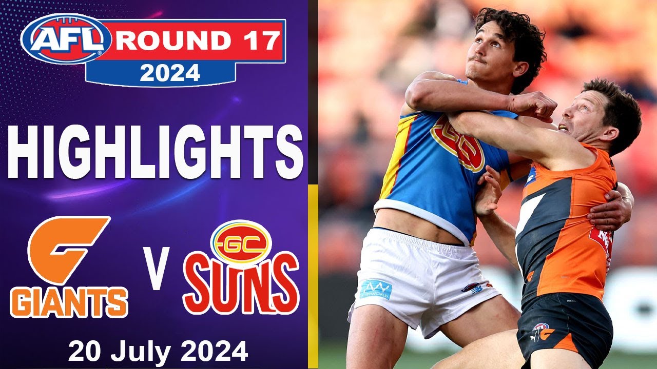 HIGHLIGHTS | GWS Giants v Gold Coast Suns | 2024 AFL - YouTube