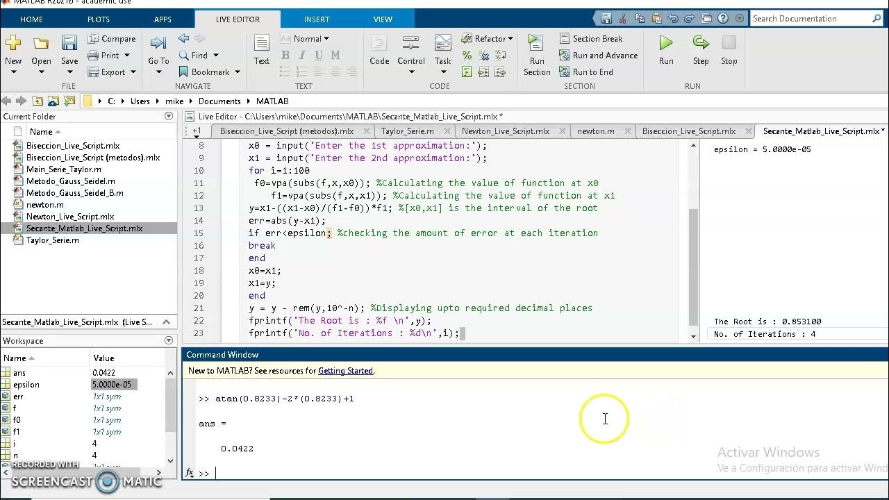 F x arctan X 2x 1 Metodo De La Secante Matlab YouTube f-x-arctan-x-2x-1-metodo-de-la-secante-matlab-youtube