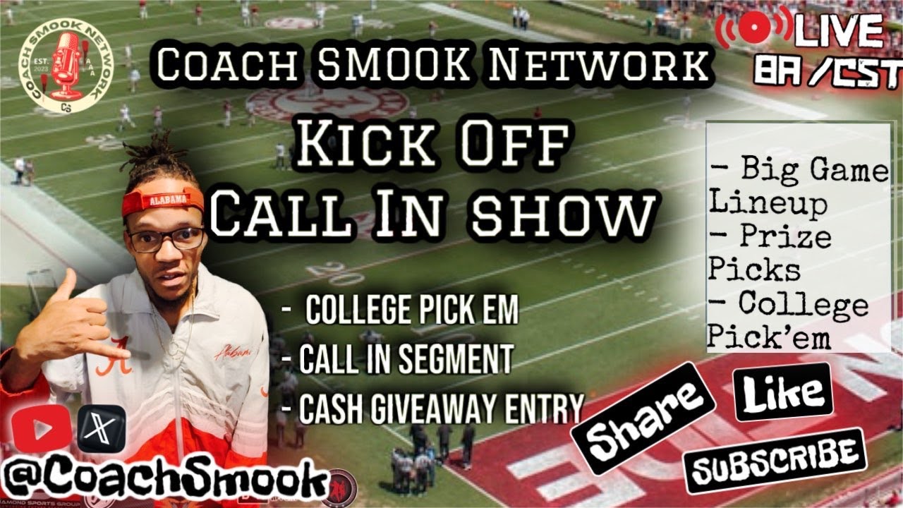 Coach Smook Kick Off Call In Show - YouTube