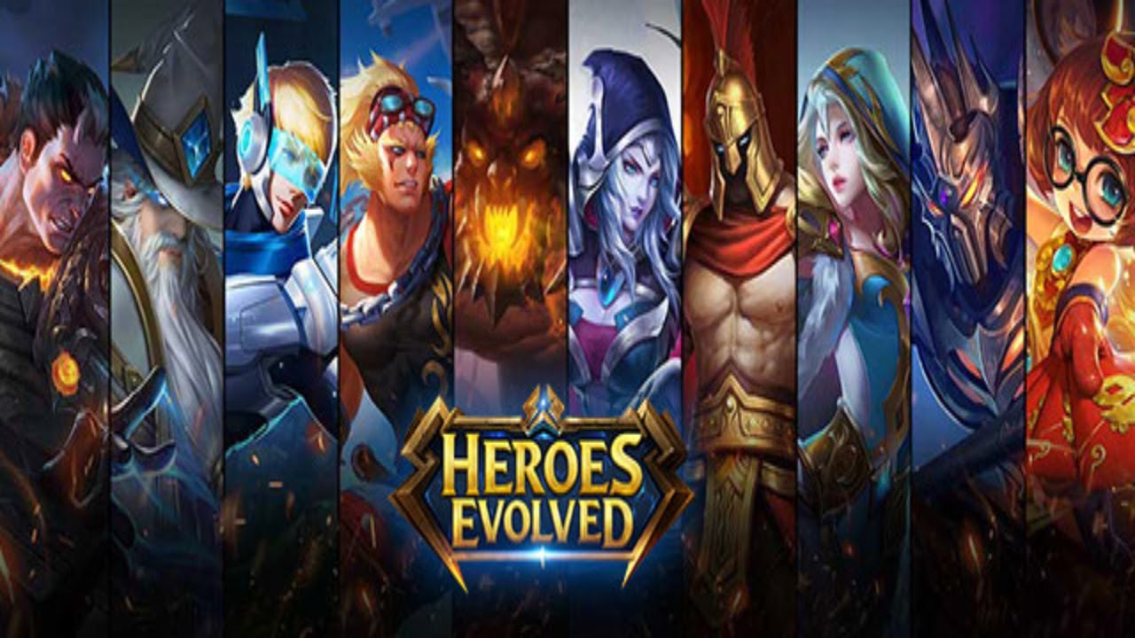 TODOS HERÓIS DO HEROES EVOLVED - YouTube