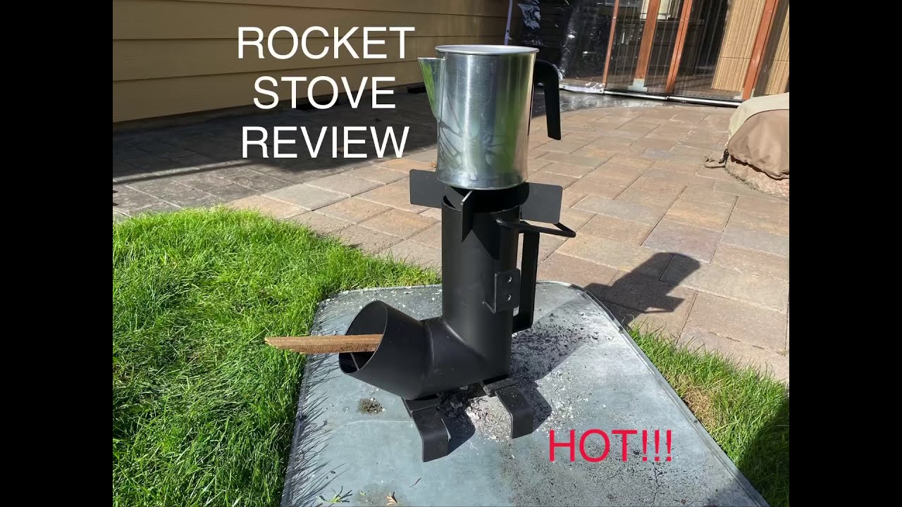 The Rocket Stove - compact wood camp stove review - YouTube