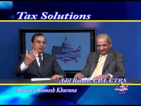 Adil Baloch, CPA; CTRS discusses Corporate Tax Resolution on GTV - YouTube