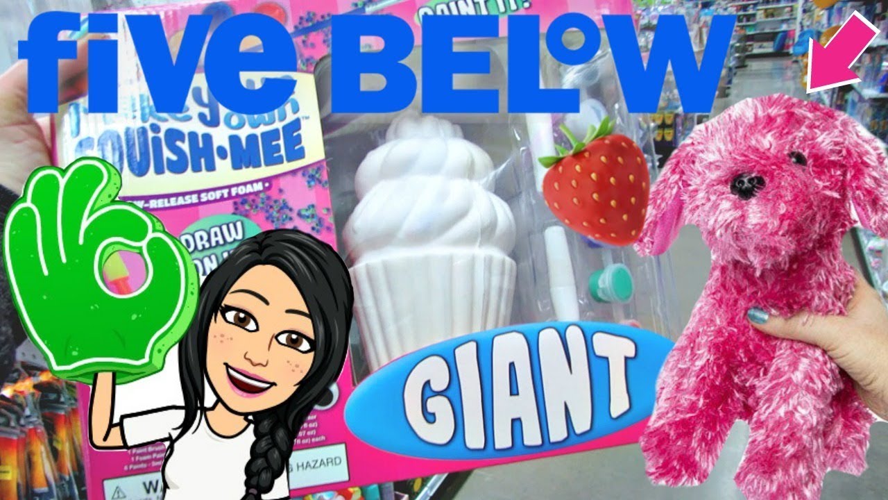 FIVE BELOW CHRISTMAS SHOPPING!!! *JUMBO* SQUISHY KITS, SCENTED PLUSHIES ...