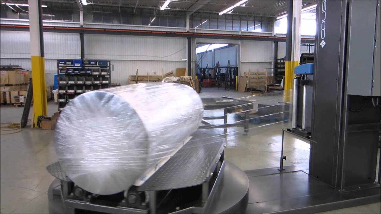 Cousins Packaging Inc - HPSW Cocoon Roll Wrapper - YouTube