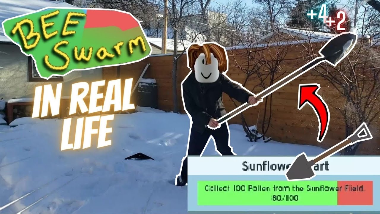 Bee Swarm Simulator in real life - YouTube