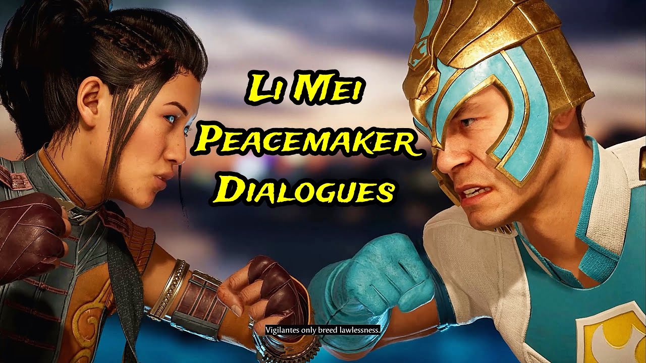 Li Mei v Peacemaker - Dialogues - Mortal Kombat 1 - YouTube