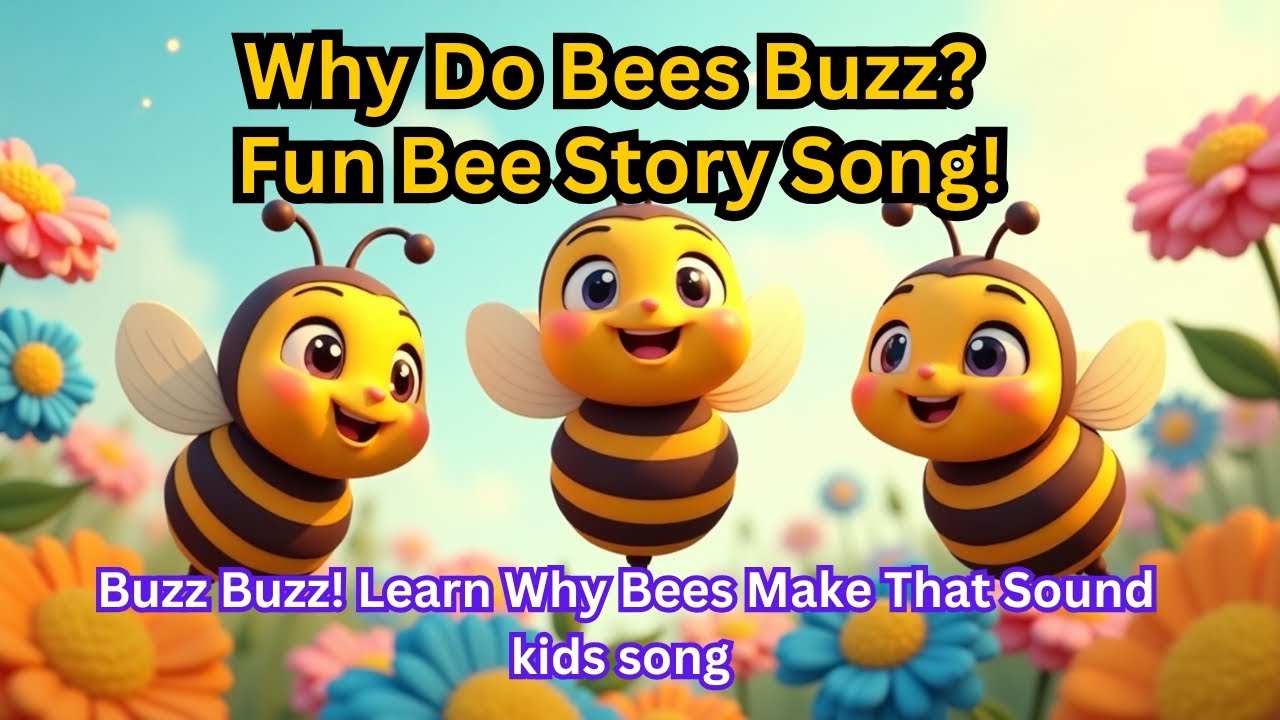🎵 Why Do Bees Buzz Around? | Kids Story & Song #kidssongs #nurseryrhymes - YouTube