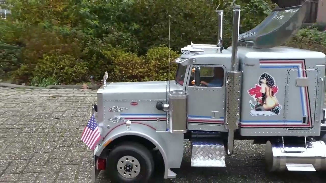 rc truck peterbilt 1:4 - YouTube