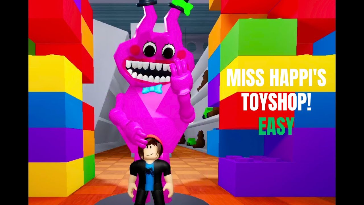 Miss Happi's Toyshop! Easy Mode Roblox Gameplay Walkthrough - YouTube