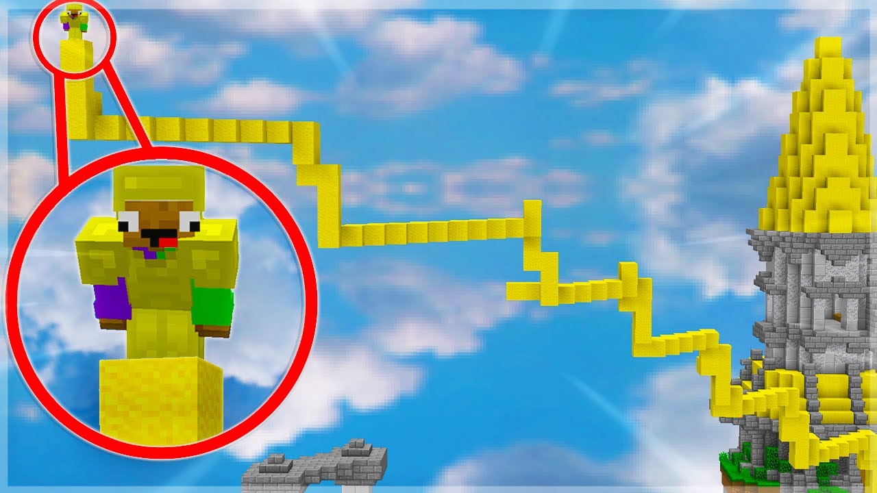 Breezily Bridging with JUMP BOOST (minecraft bedwars) - YouTube