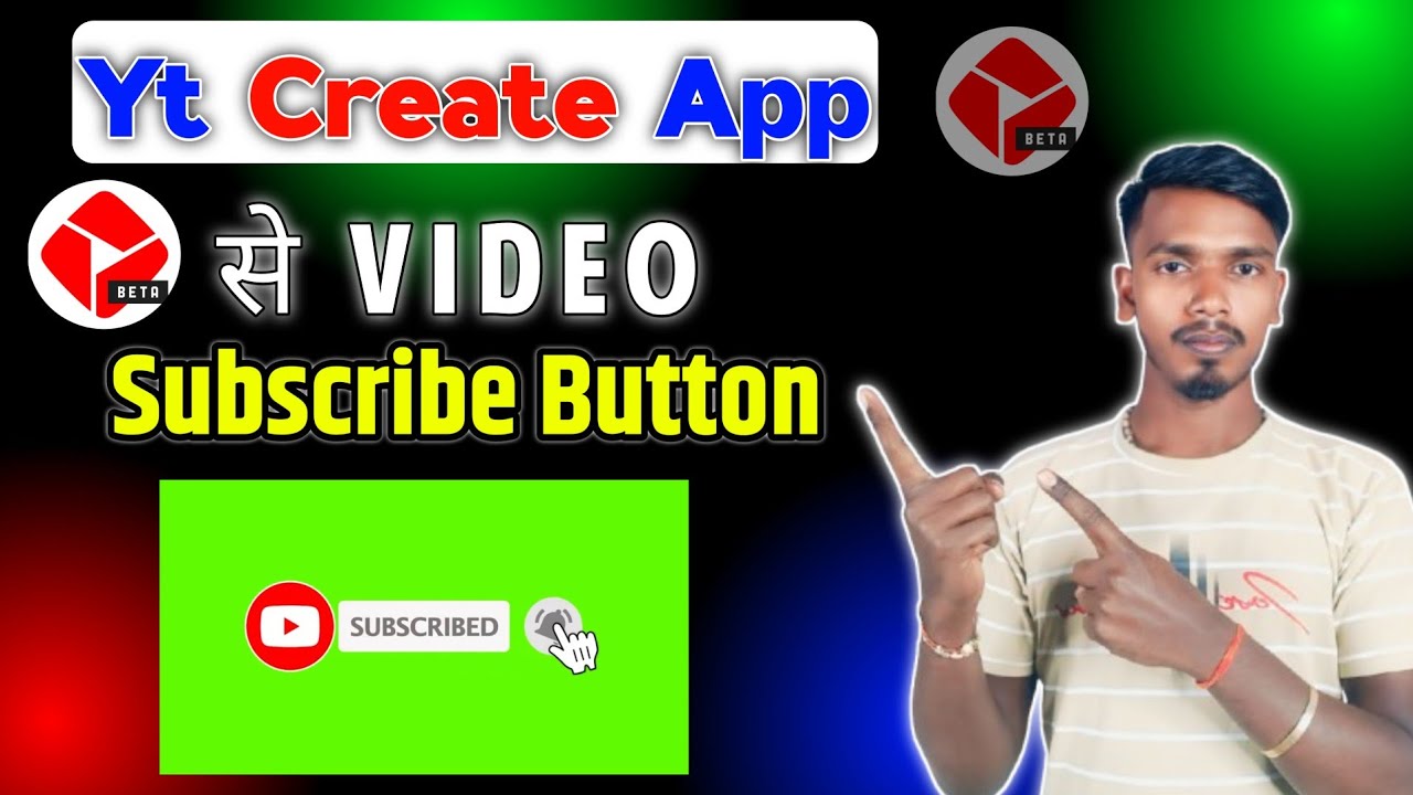 Yt Create se subscribe button Kaise Lagaye / Yt create se green subscribe kaise add kare video ...