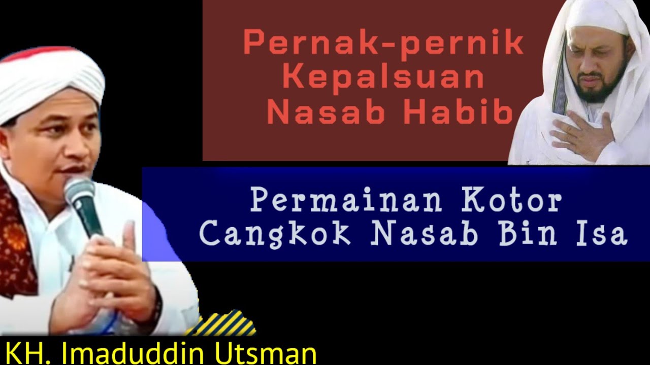 Habib - M3ncangkok Nasab Bin Isa #OTTnasabpalsuhabib - YouTube