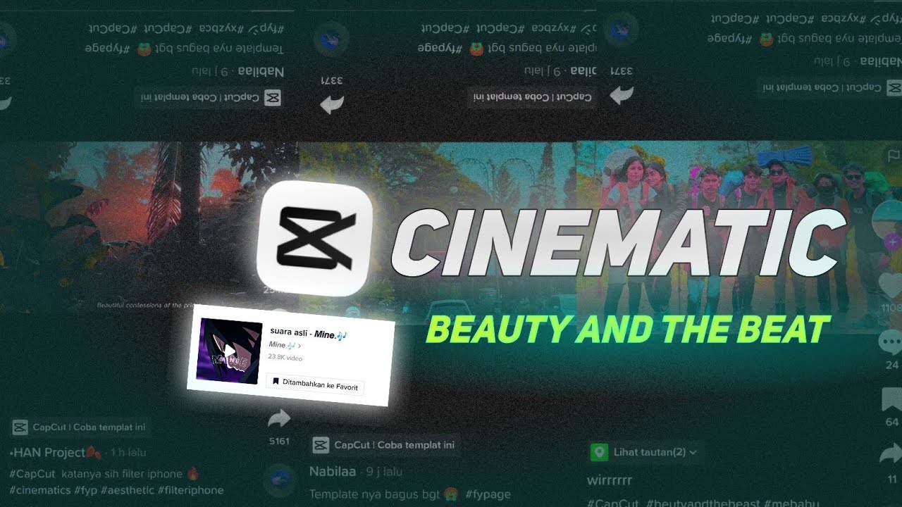 Tutorial Edit Vidio Cinematic Di CapCut - Beauty And The Beat | Trend Tik Tok - YouTube