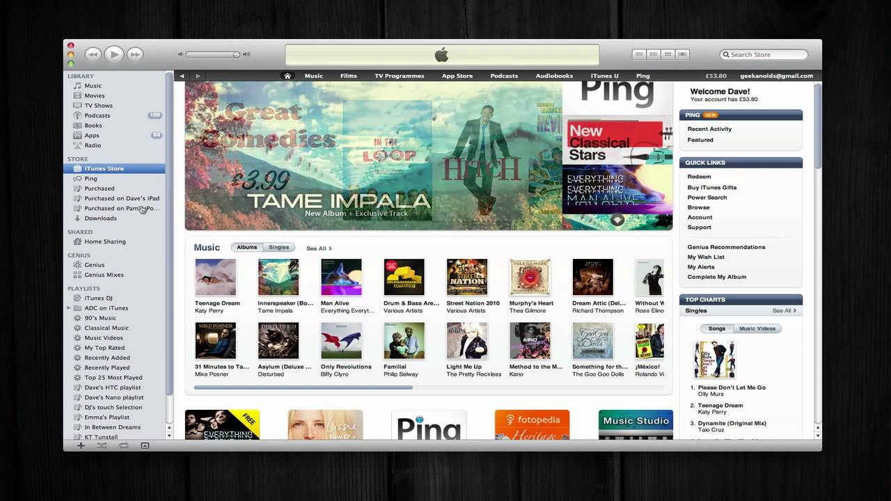 Apple Launch iTunes 10 with Ping Social Networking - YouTube