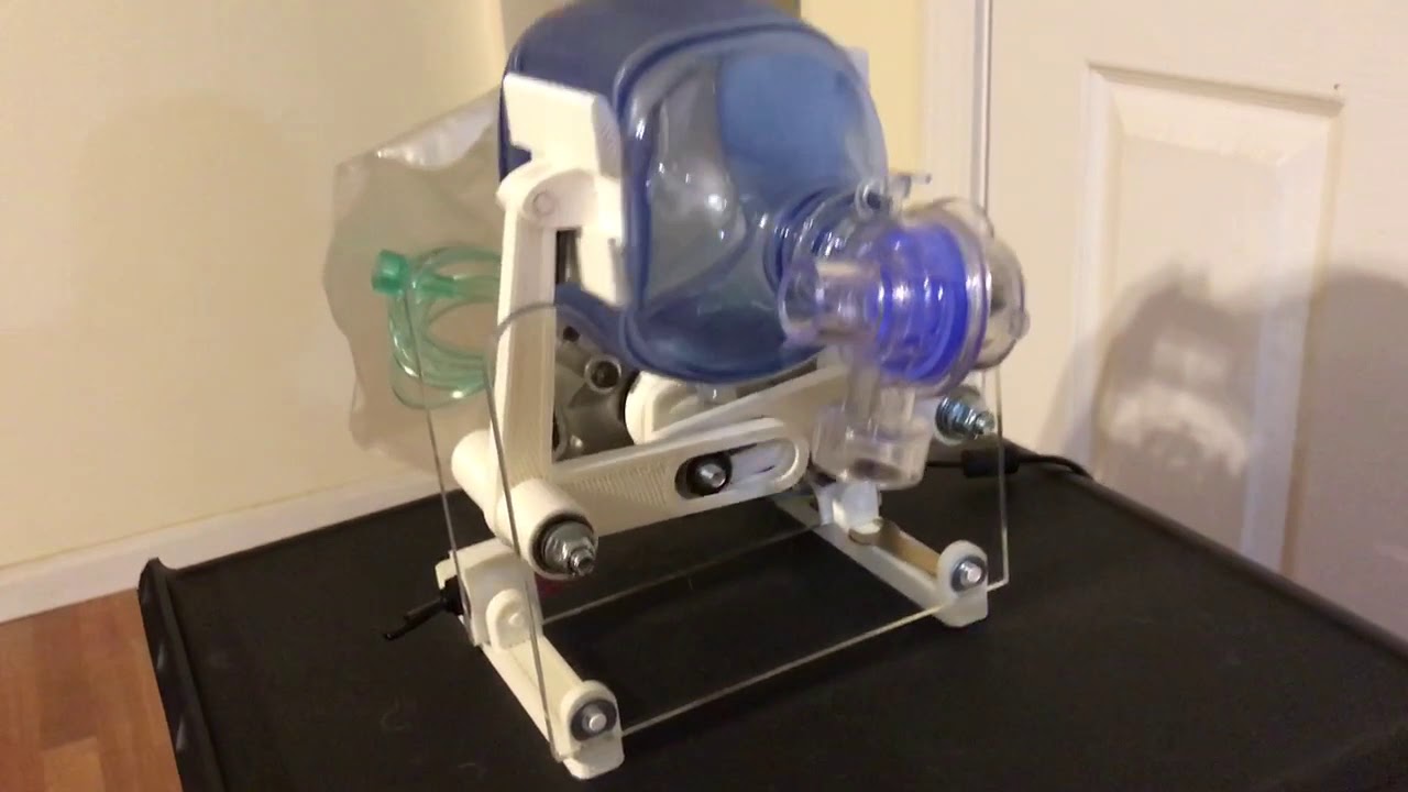 SIMPLE 3D PRINTED DEVICE TO OPERATE MANUAL VENTILATOR - YouTube