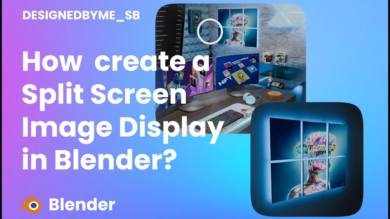 🖥 ️HOW CREATE A SLIP SCREEN IMAGE DISPLAY IN BLENDER?🖥 ️ - YouTube