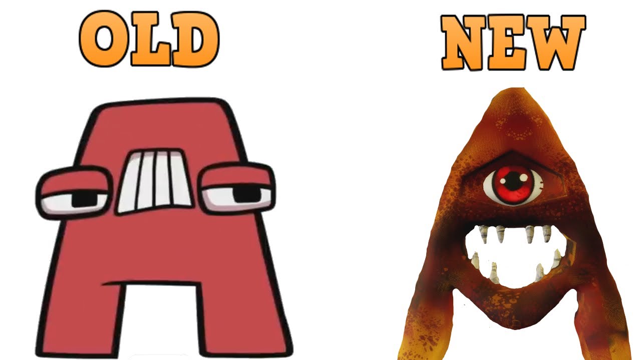 Alphabet Lore Old V S New Comparison - YouTube