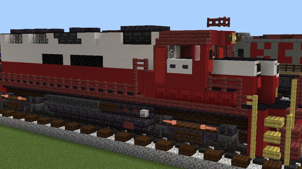 Minecraft Western Maryland GP40 Speed Build - YouTube