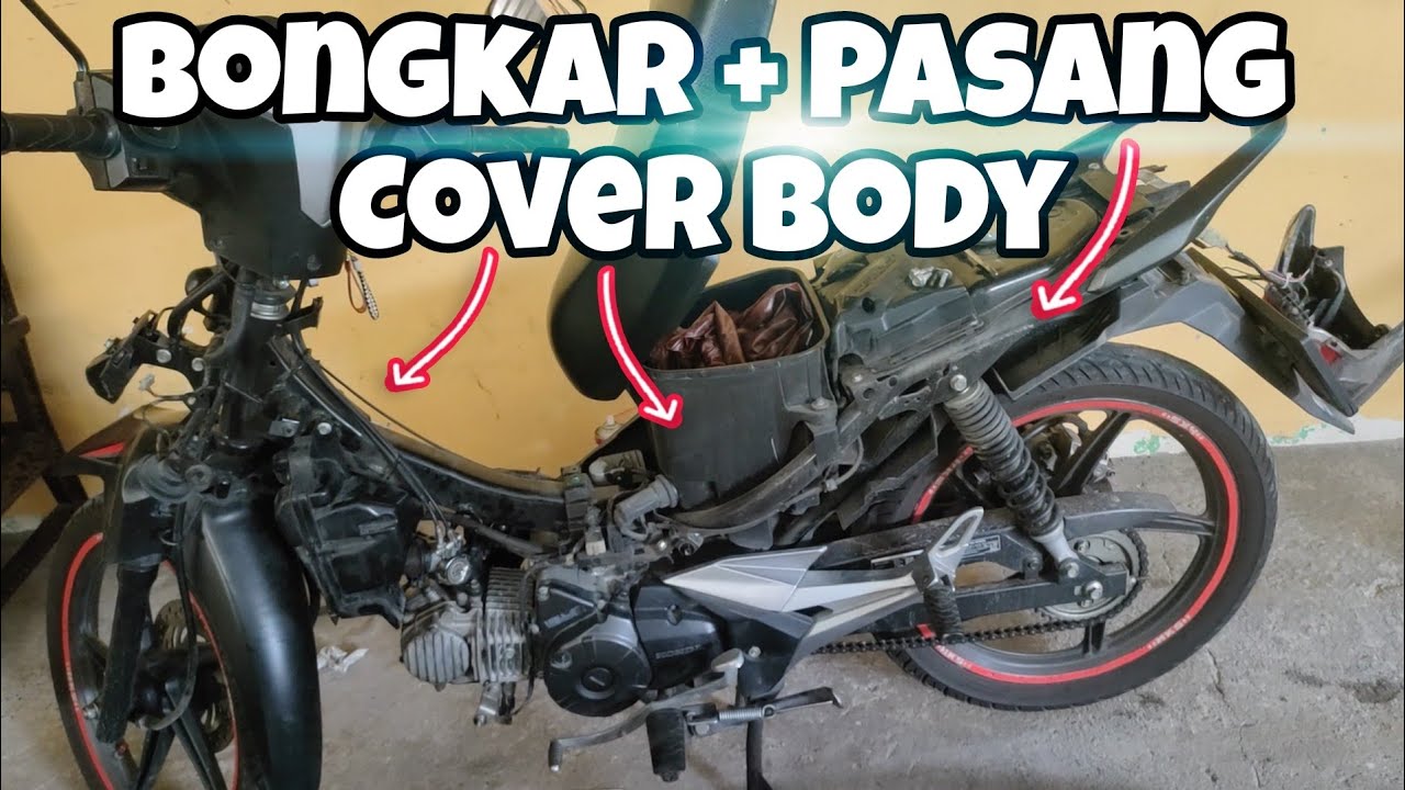 Cara Membuka Cover Body Motor | Supra X 125 Fi - YouTube