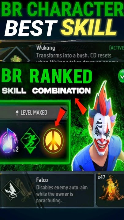 BR rank best character combination | BR best character skill combination | BR tips end tricks# ...