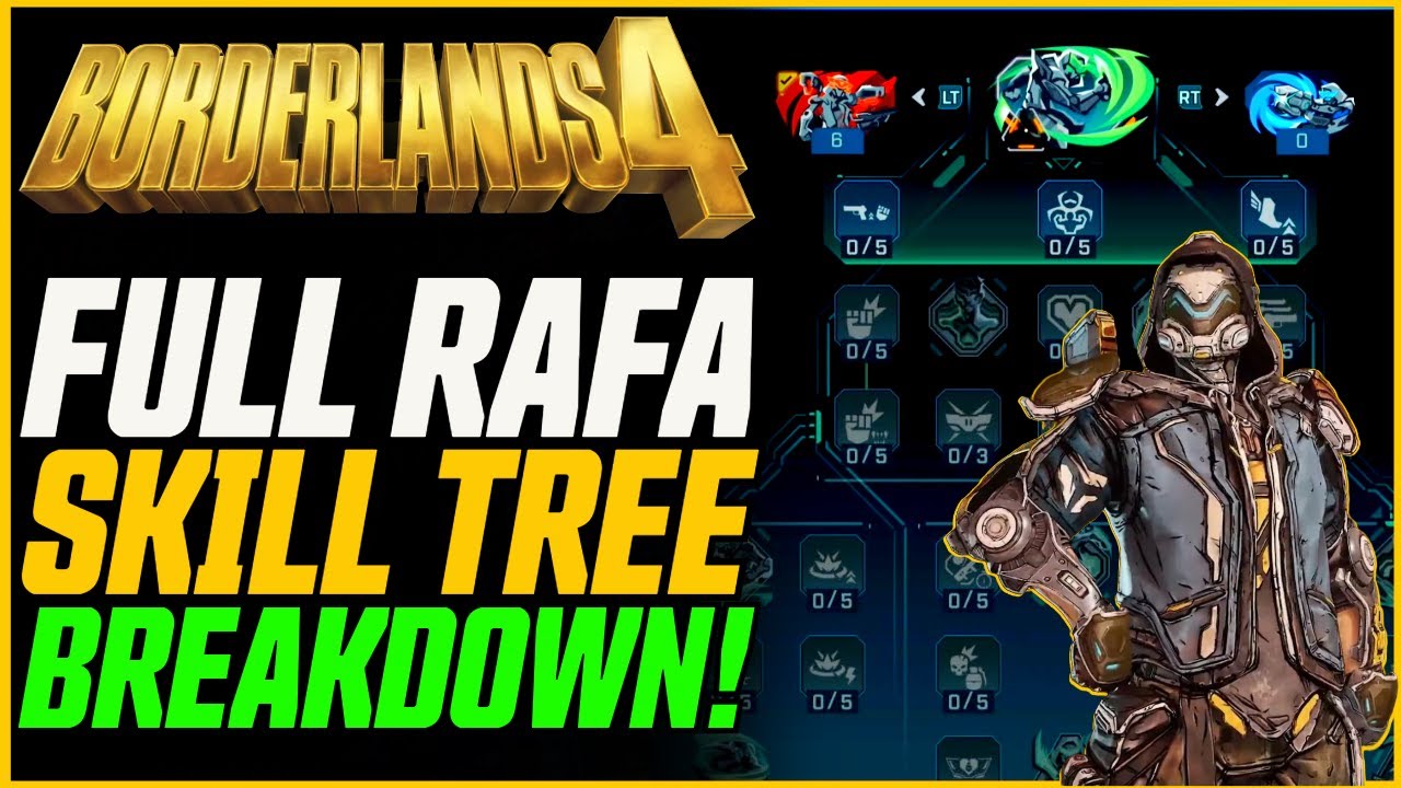 EVERY RAFA SKILL REVEALED! Full Skill Tree Breakdown // Borderlands 4 ...