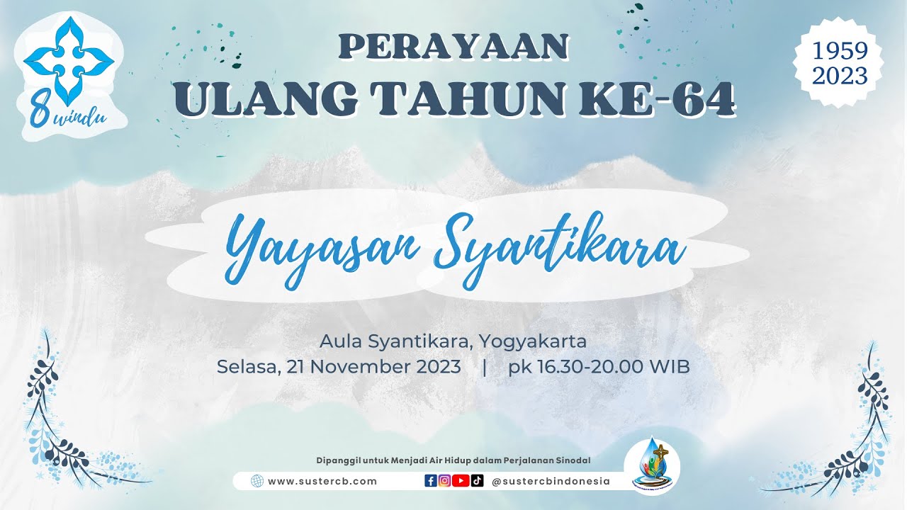 Live PERAYAAN HUT KE-64 (8 WINDU) YAYASAN SYANTIKARA - YouTube