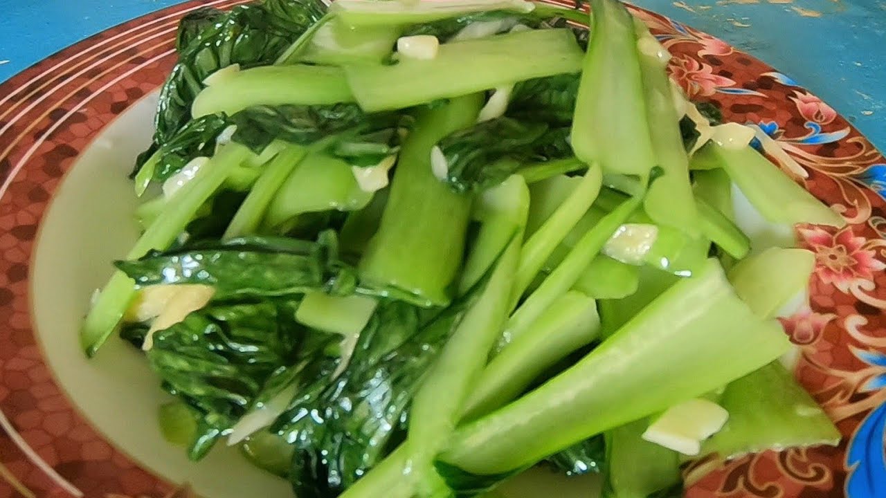 Cara Masak Sayur Kailan Bawang Putih - YouTube