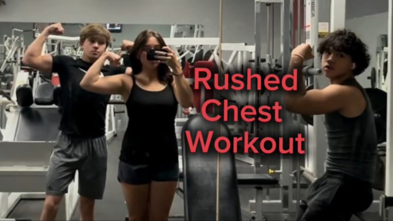 Rushed Chest Workout - YouTube