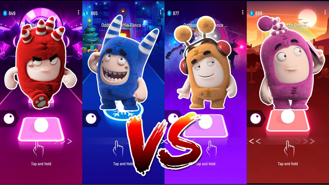 ODDBOD RED ⚪ ODDBOD BLUE ⚪ ODDBOD YELLOW ⚪ ODDBOD PINK - TILESHOP ...