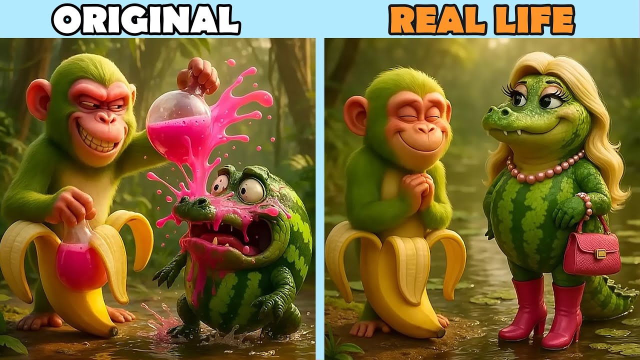 Brainrots Memes Love Transformation | Brainrot Original vs Real life ...