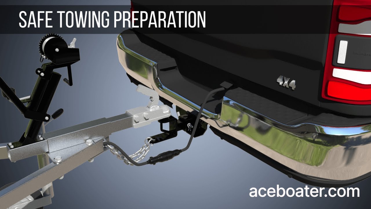 Safe towing preparation - YouTube