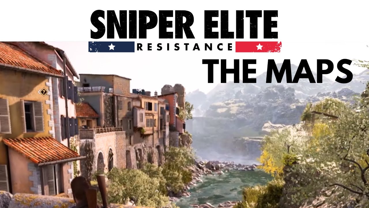 HOW BIG IS Sniper Elite Resistance? Walk Across the Maps - YouTube
