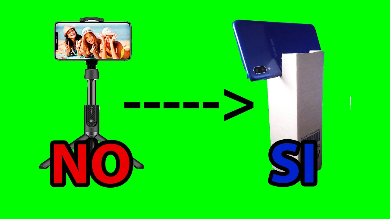 Como hacer soporte de cartón para celular para grabar vídeos para ...