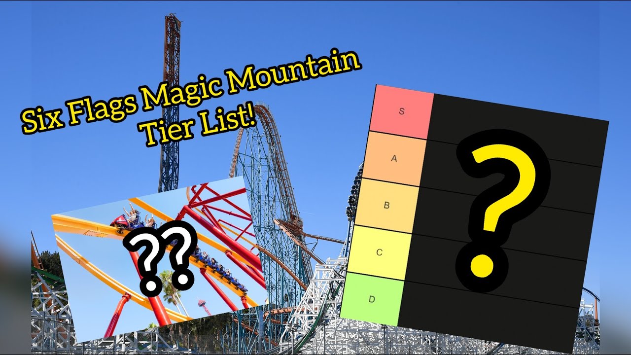 Six Flags Magic Mountain Tier List 2022! - YouTube