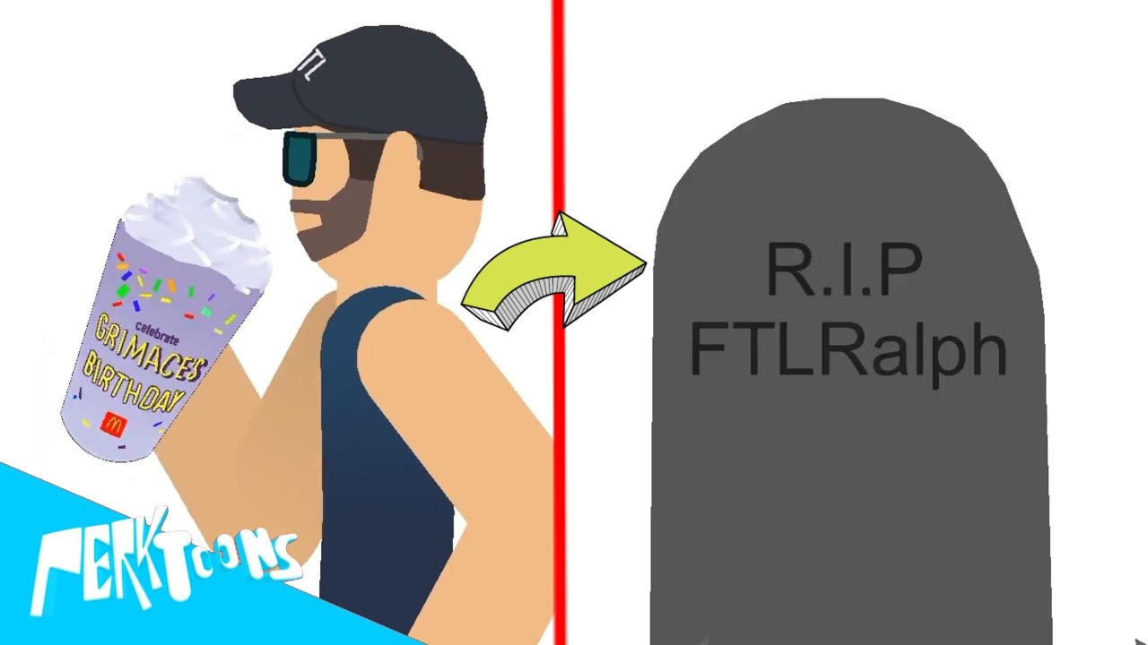 RALPH TRIES THE NEW GRIMACE SHAKE?!? *INSTANT REGRET* (StickNodes ...