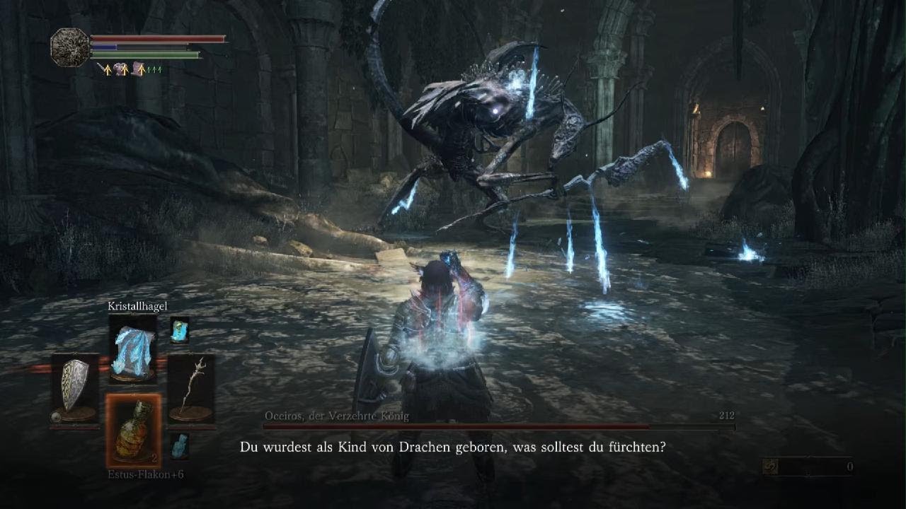 DS3 crystal only run: Oceiros, the Consumed King - YouTube